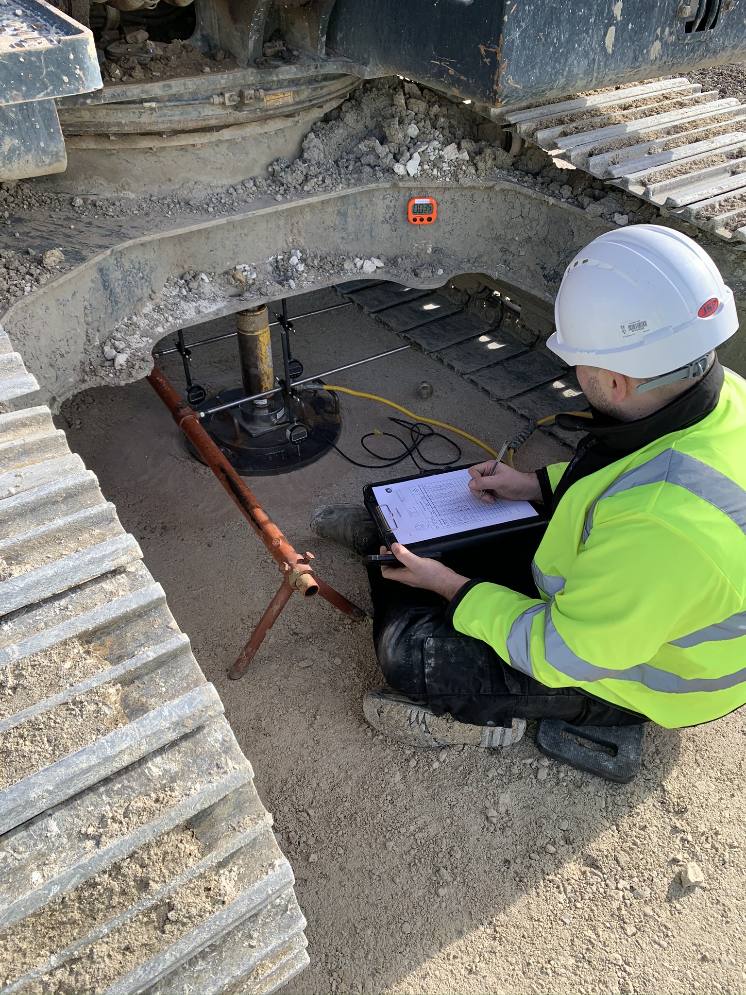 UKAS Accredited CBR Testing and Plate Load Testing - i2 Analytical